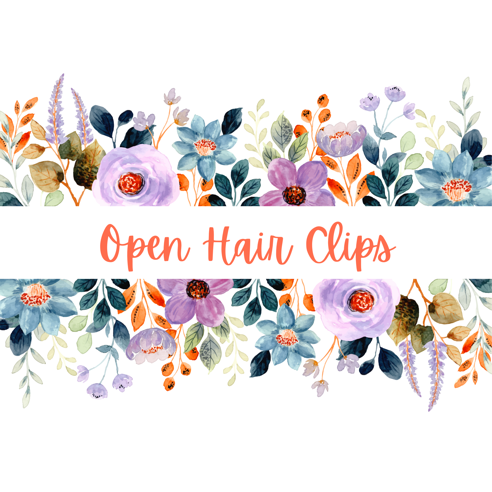 Open Hair Clips – RainbowFrog Boutique